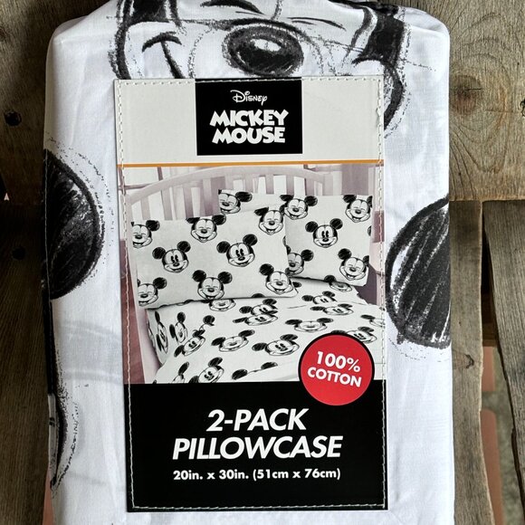 Disney | Bedding | Disney Classic Mickey Mouse 2pack Standard Size ...